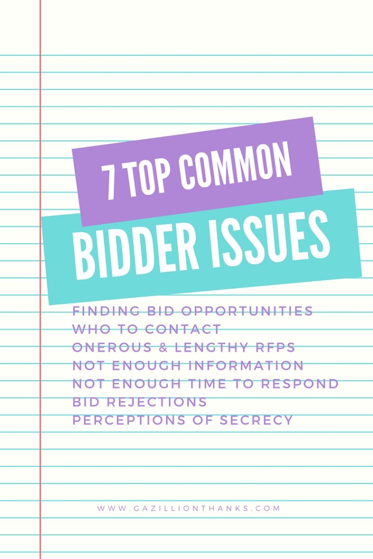 7 Common Bidder Issues | MuniSERV