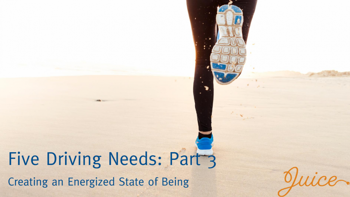 Five Driving Needs (Part 3): Creating an Energized State of Being ...