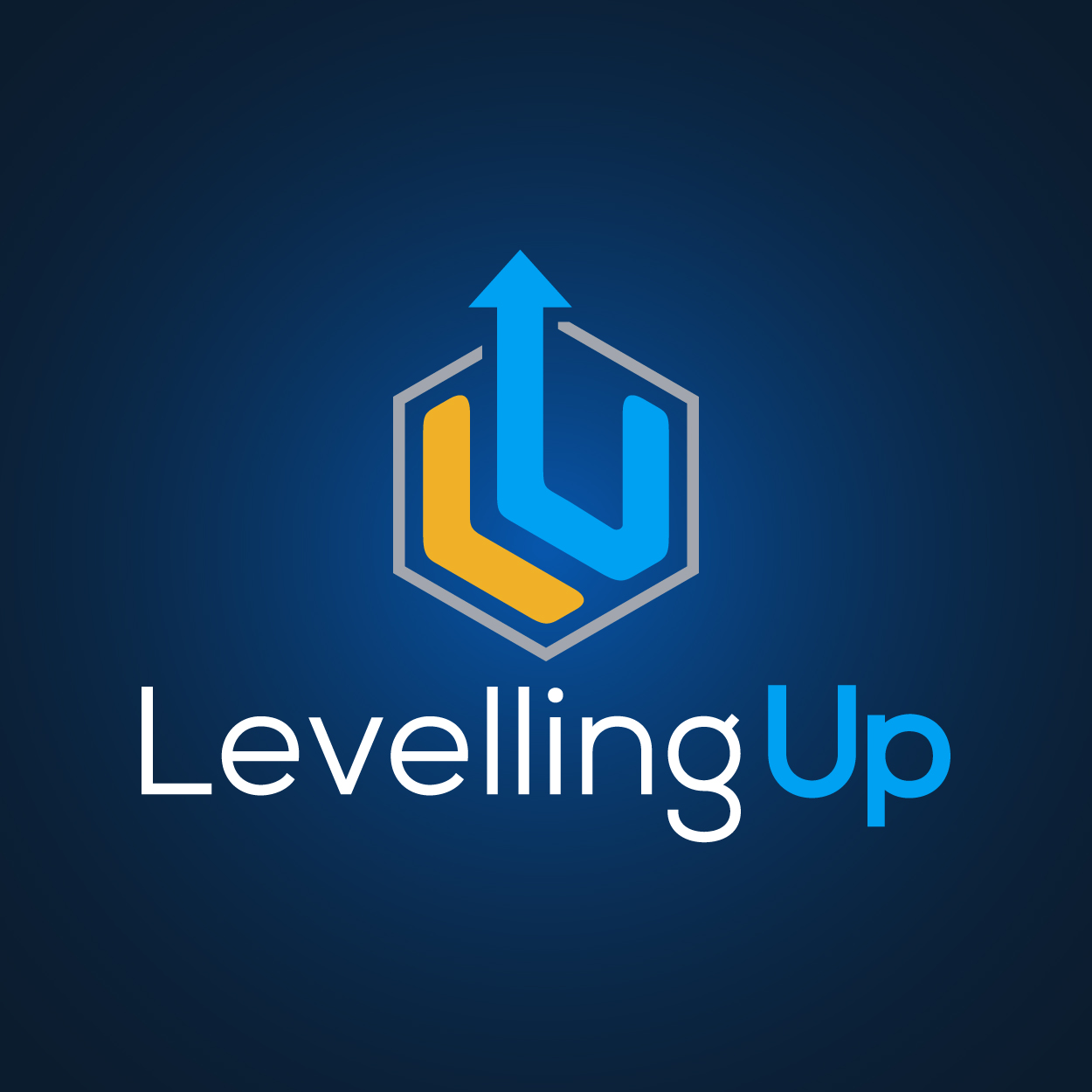 Levelling Up Logo on blue gradient | MuniSERV
